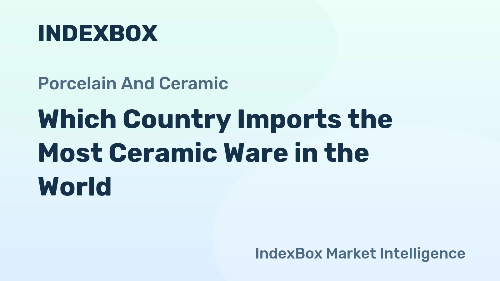 Which Country Imports the Most Ceramic Ware in the World?