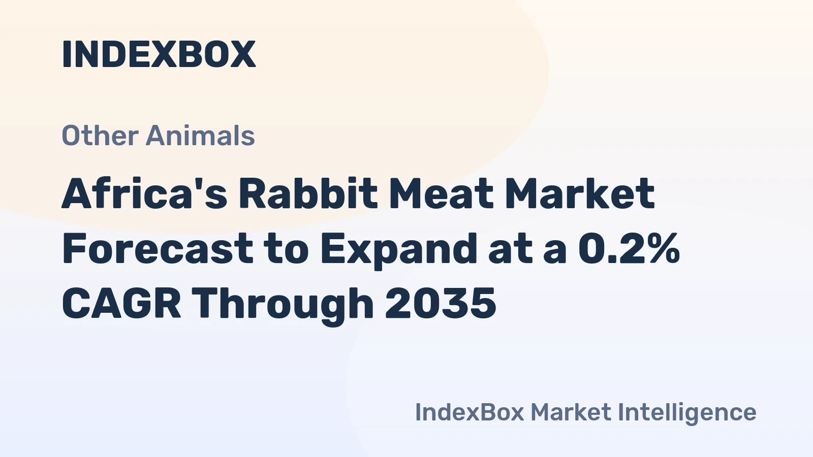 Africa's Rabbit Meat Market Forecast to Expand at a 0.2% CAGR Through 2035