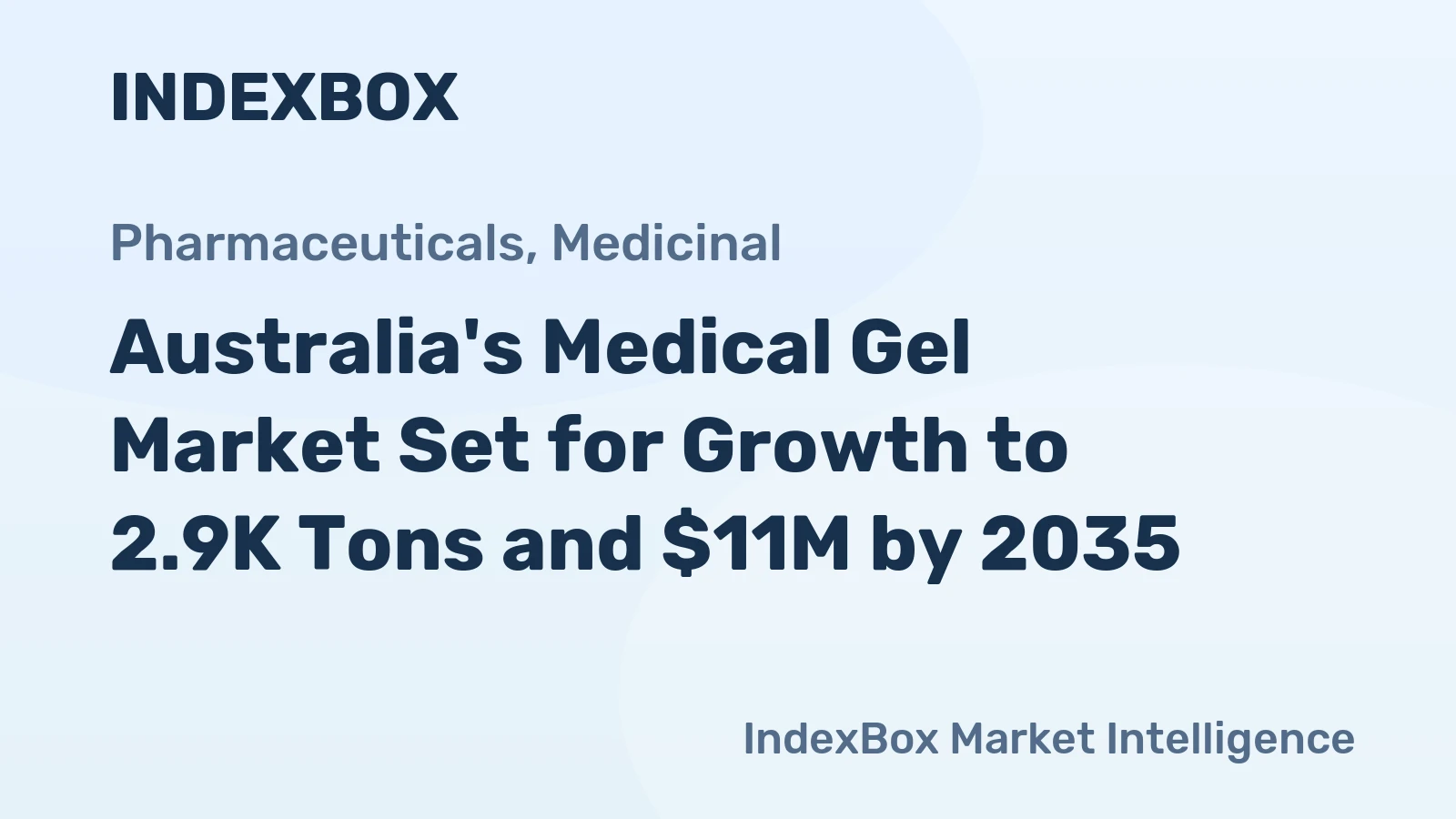 Australia's Medical Gel Market Set for Growth to 2.9K Tons and $11M by 2035