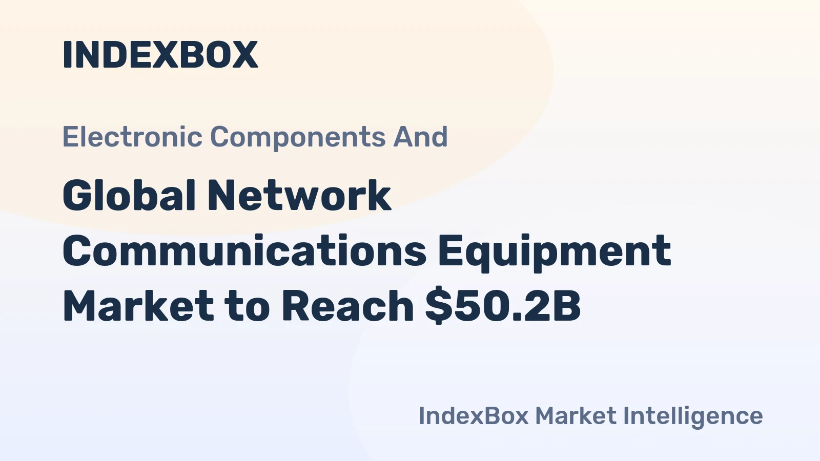 Global Network Communications Equipment Market to Reach $50.2B