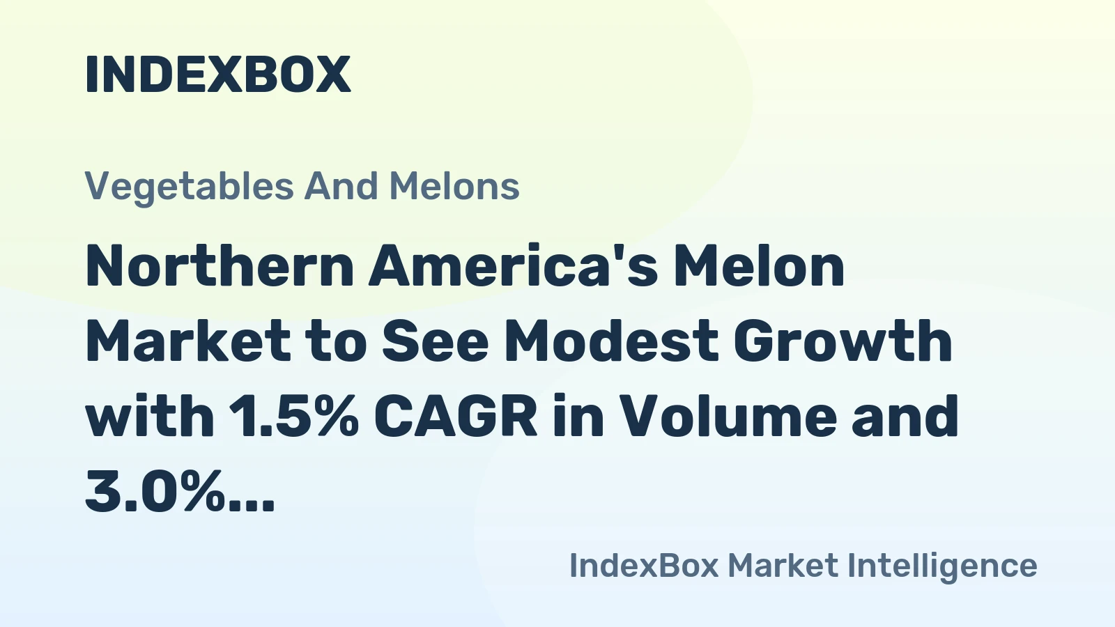 Northern America's Melon Market to See Modest Growth with 1.5% CAGR in Volume and 3.0% CAGR in Value by 2035