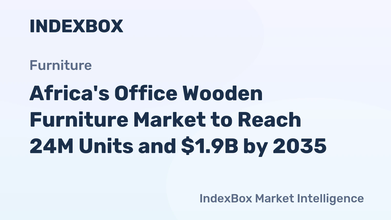 Africa's Office Wooden Furniture Market to Reach 24M Units and $1.9B by 2035