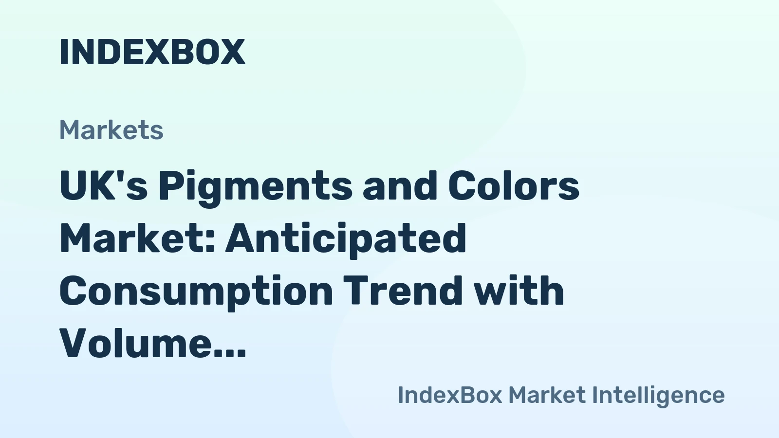UK's Pigments and Colors Market: Anticipated Consumption Trend with Volume Reaching 6.3K tons by 2035