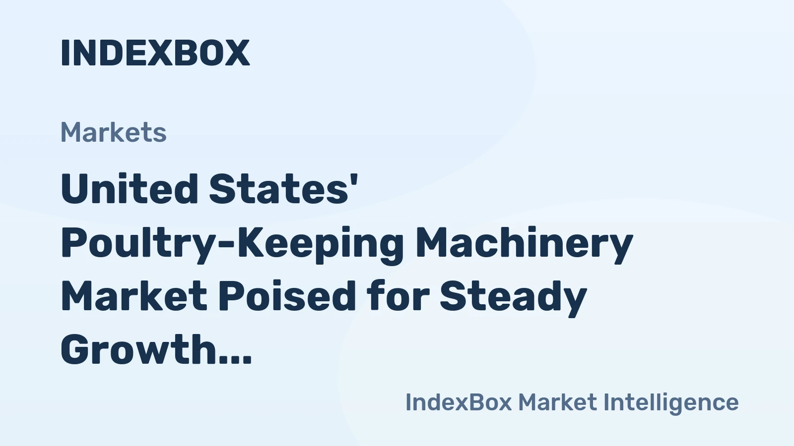 United States' Poultry-Keeping Machinery Market Poised for Steady Growth With 1.4% CAGR Through 2035