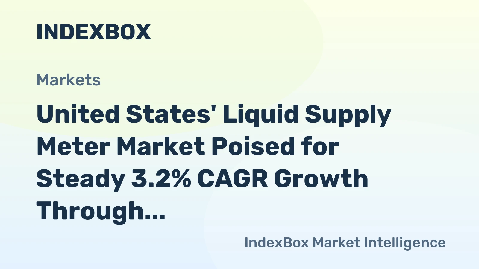 United States' Liquid Supply Meter Market Poised for Steady 3.2% CAGR Growth Through 2035