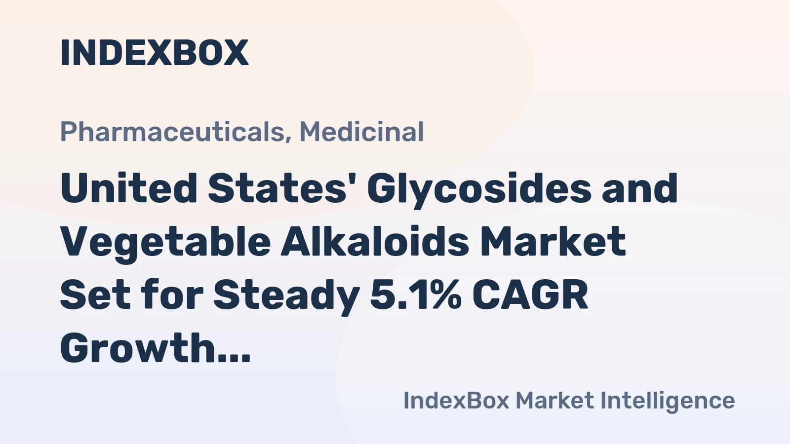 United States' Glycosides and Vegetable Alkaloids Market Set for Steady 5.1% CAGR Growth Through 2035