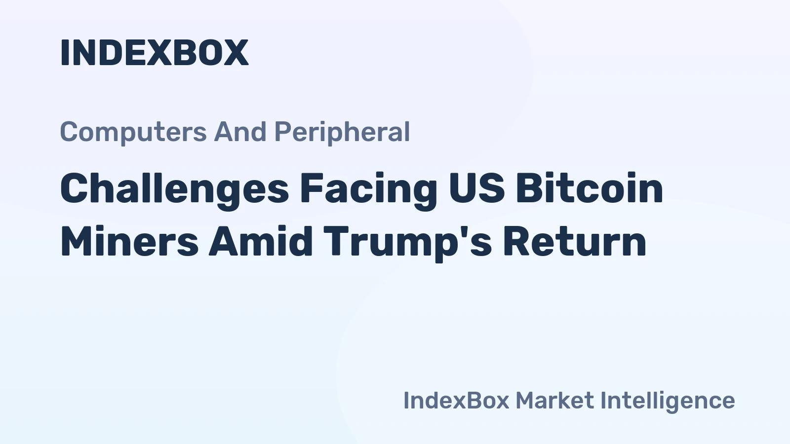 Challenges Facing US Bitcoin Miners Amid Trump's Return