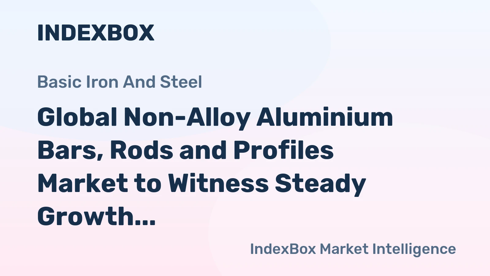Global Non-Alloy Aluminium Bars, Rods and Profiles Market to Witness Steady Growth with CAGR of +0.7% from 2024-2035
