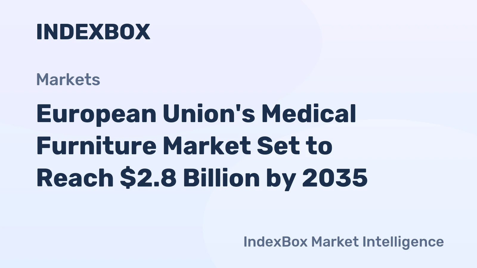 European Union's Medical Furniture Market Set to Reach $2.8 Billion by 2035