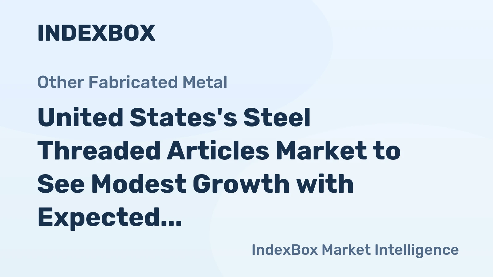 United States's Steel Threaded Articles Market to See Modest Growth with Expected CAGR of +0.2% from 2024 to 2035