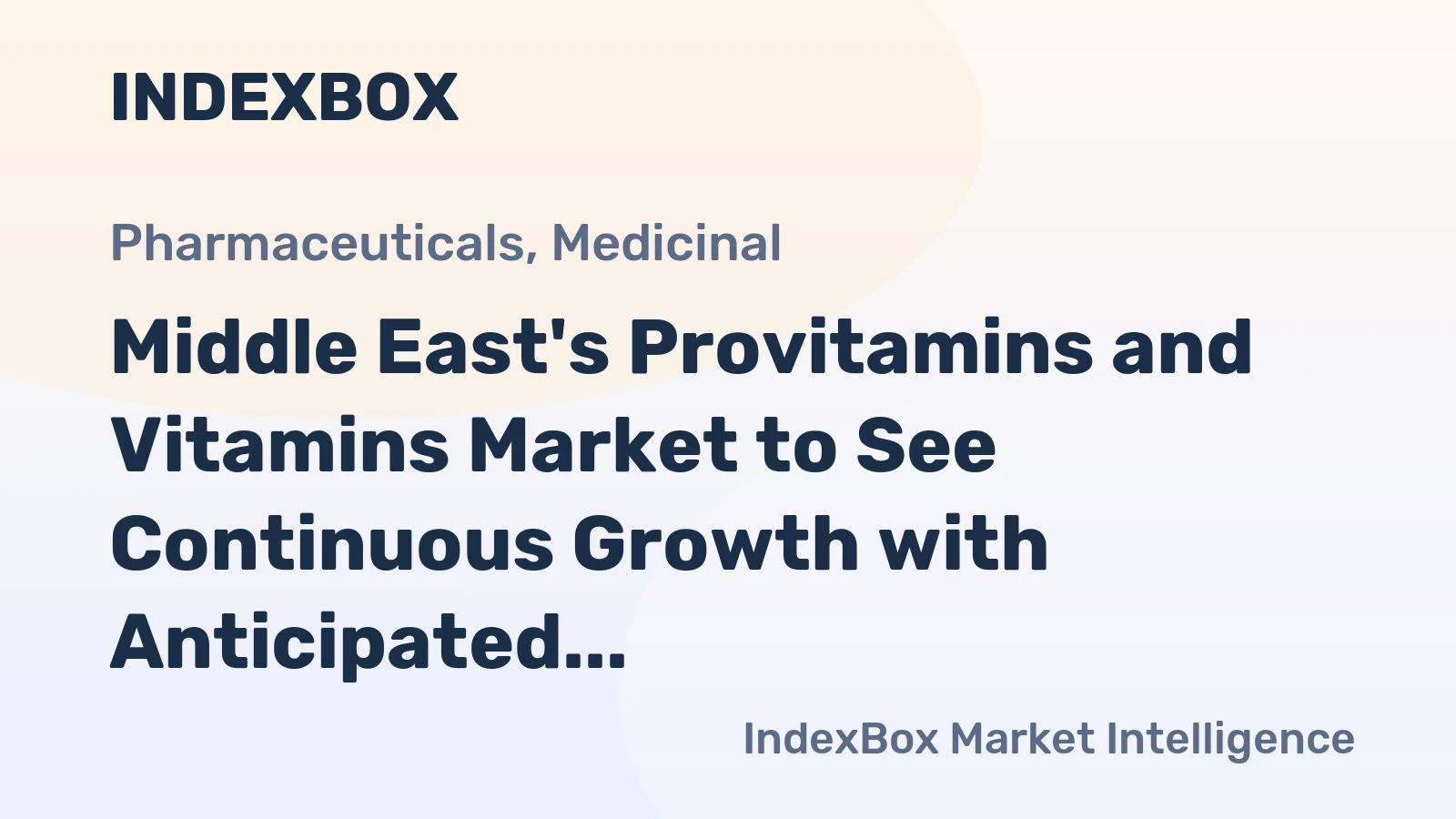 Middle East's Provitamins and Vitamins Market to See Continuous Growth with Anticipated CAGR of +0.8% from 2024 to 2035