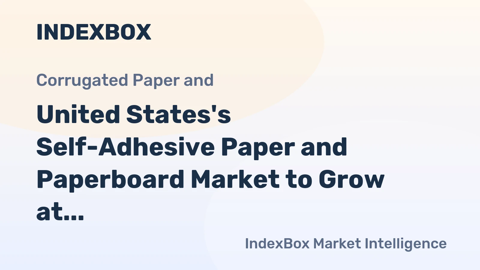 United States's Self-Adhesive Paper and Paperboard Market to Grow at a CAGR of +1.0% from 2024-2035, Reaching 1.2M Tons