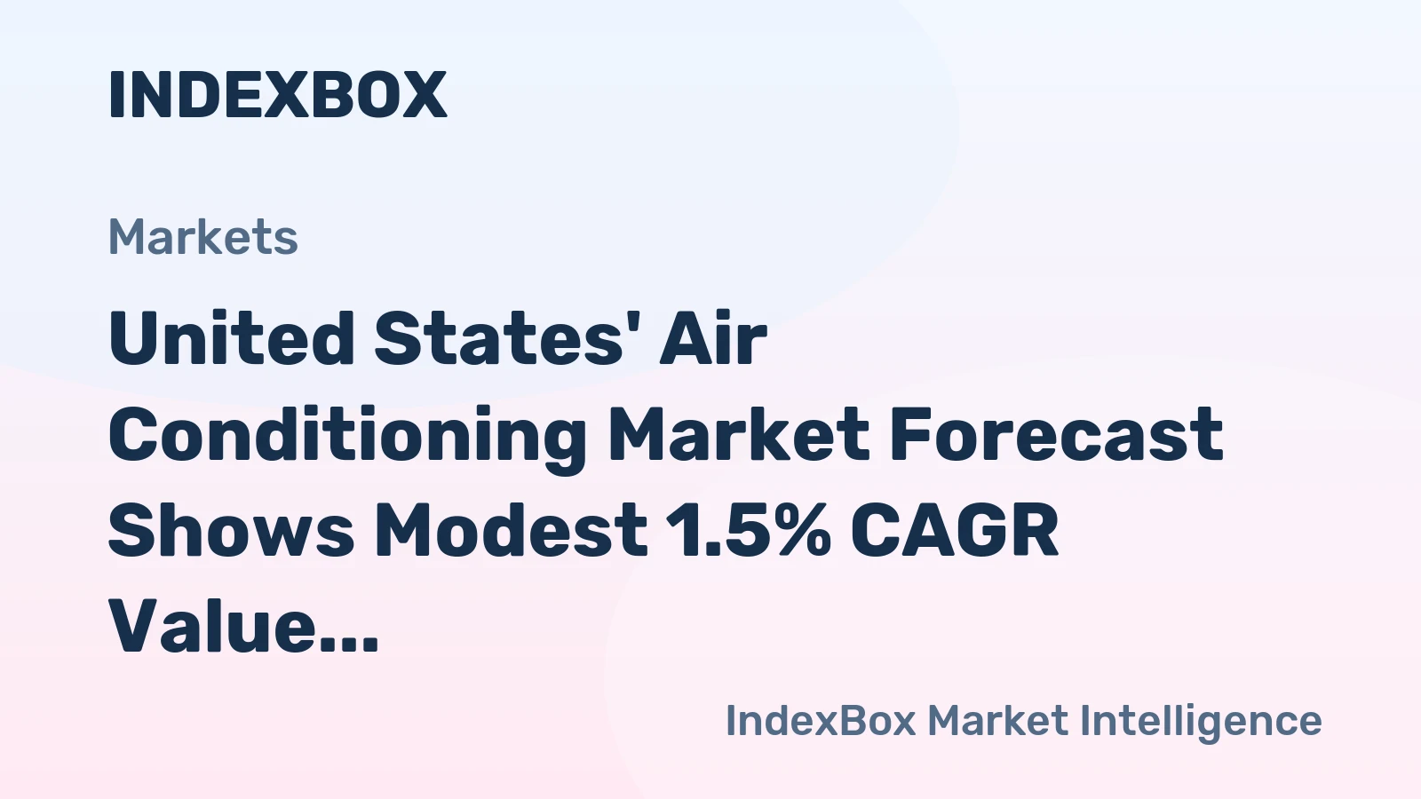 United States' Air Conditioning Market Forecast Shows Modest 1.5% CAGR Value Growth Through 2035