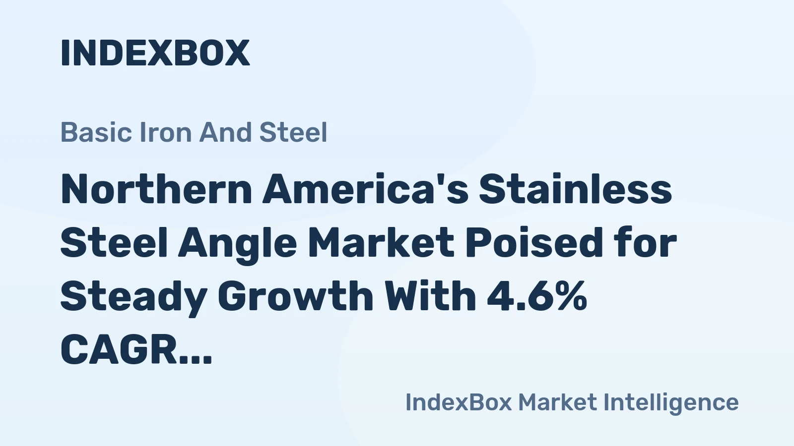 Northern America's Stainless Steel Angle Market Poised for Steady Growth With 4.6% CAGR in Value