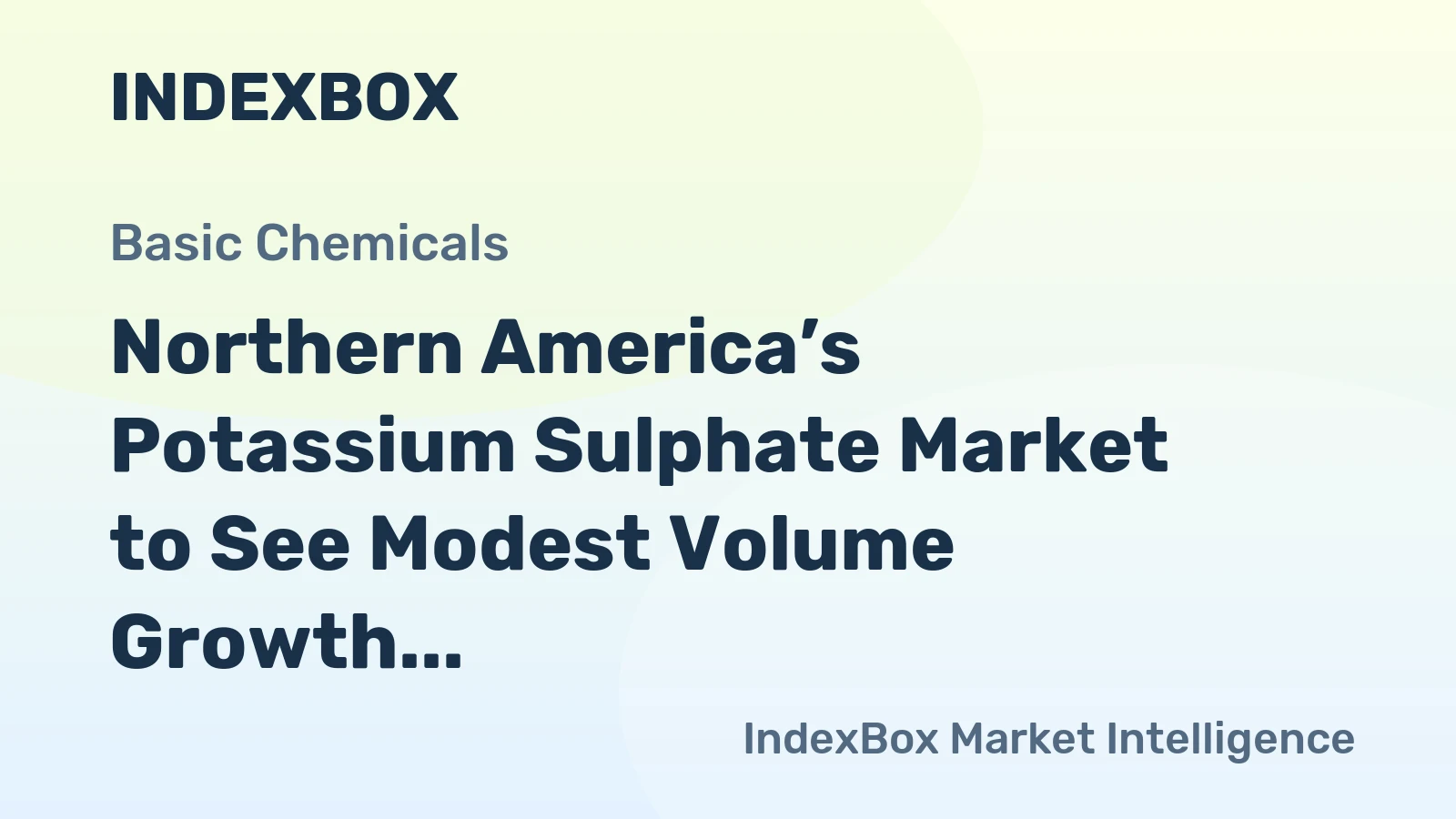 Northern America’s Potassium Sulphate Market to See Modest Volume Growth at +0.1% CAGR Through 2035