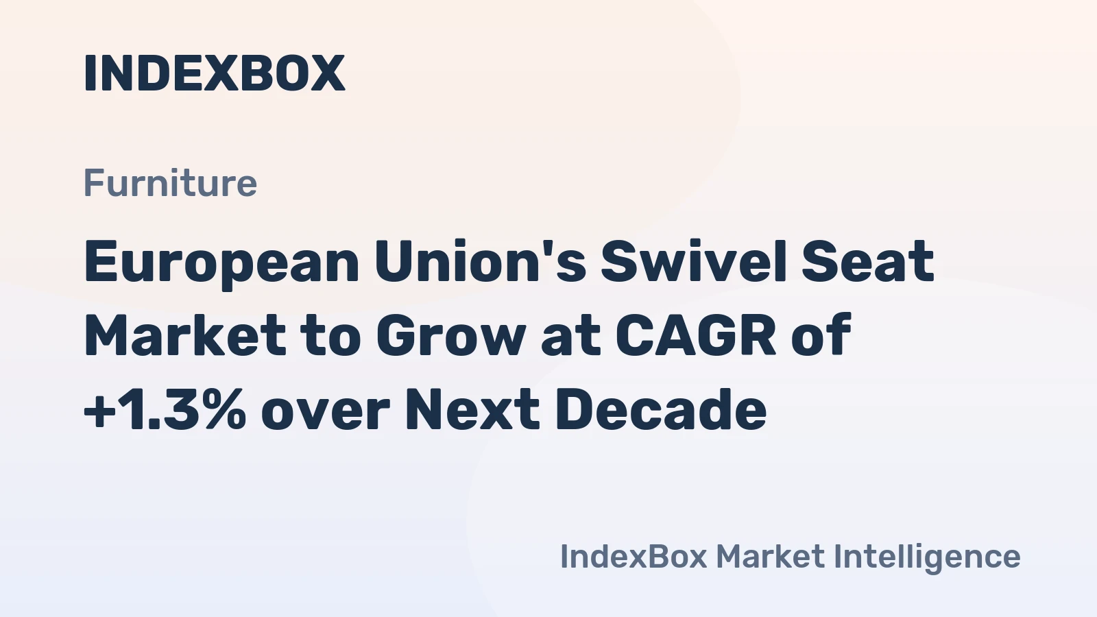 European Union's Swivel Seat Market to Grow at CAGR of +1.3% over Next Decade