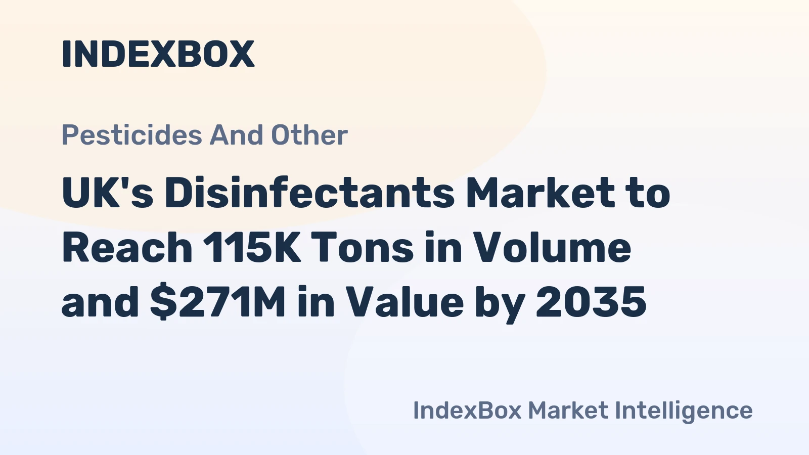 UK's Disinfectants Market to Reach 115K Tons in Volume and $271M in Value by 2035