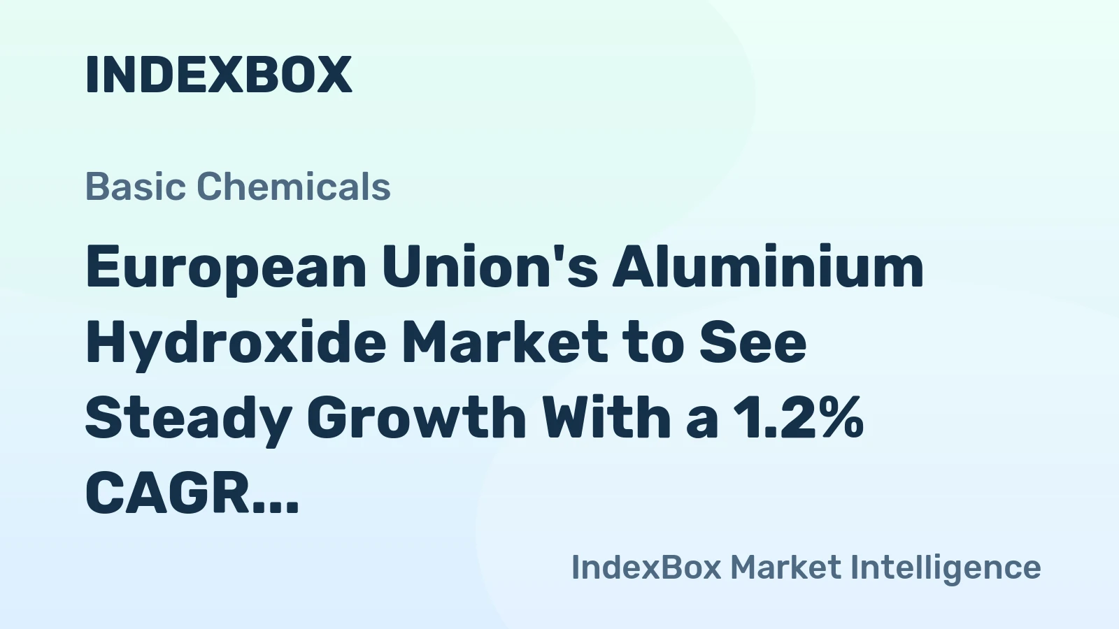 European Union's Aluminium Hydroxide Market to See Steady Growth With a 1.2% CAGR Through 2035