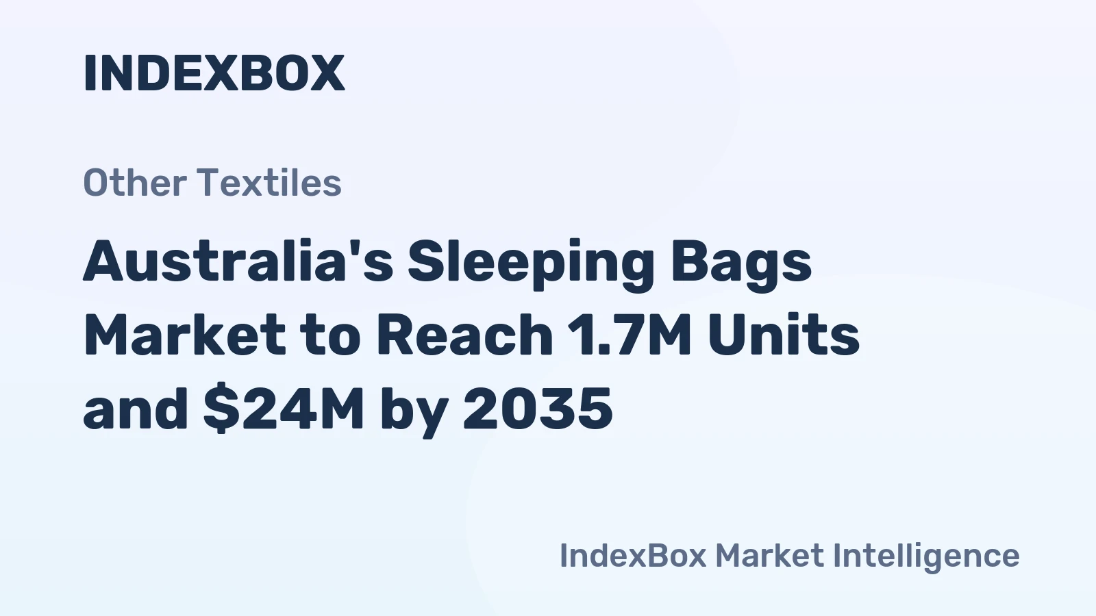 Australia's Sleeping Bags Market to Reach 1.7M Units and $24M by 2035