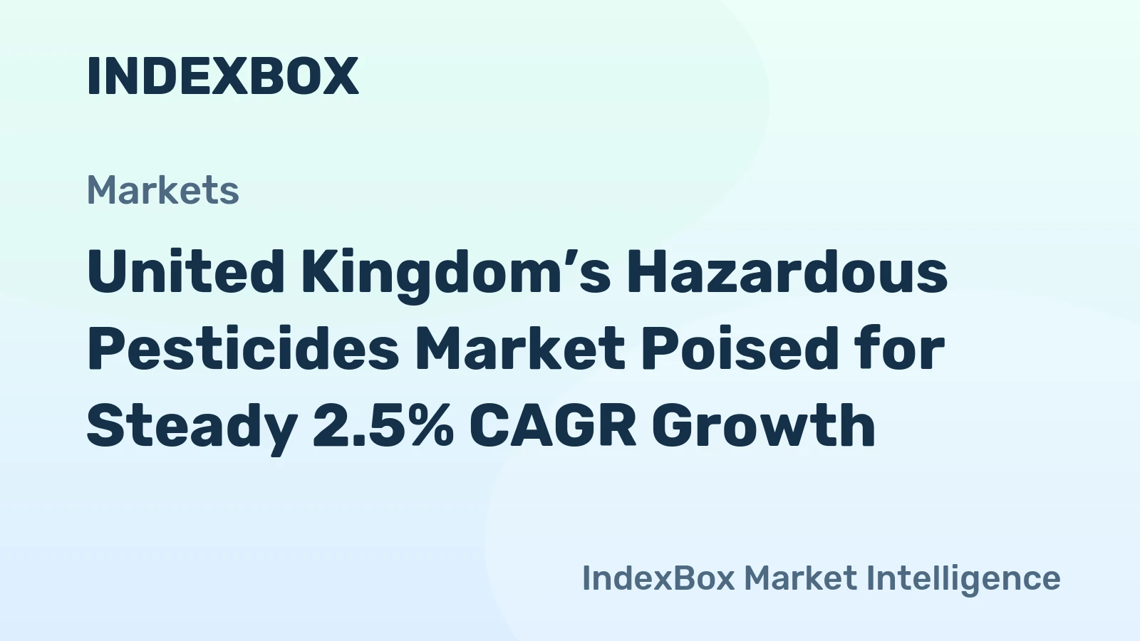 United Kingdom’s Hazardous Pesticides Market Poised for Steady 2.5% CAGR Growth