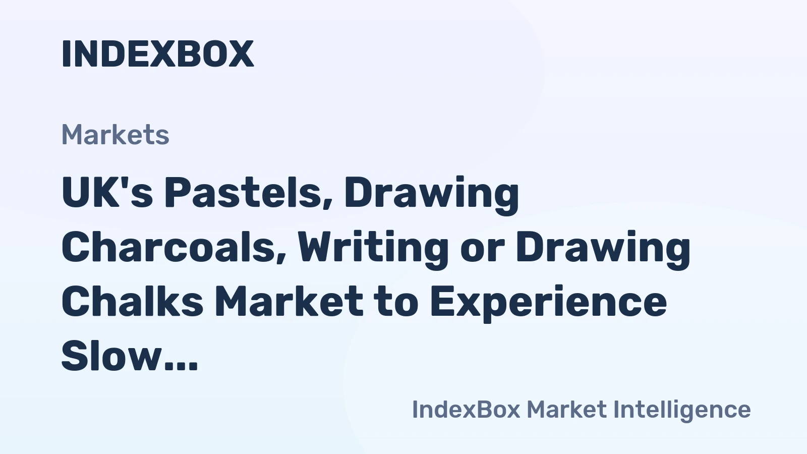 UK's Pastels, Drawing Charcoals, Writing or Drawing Chalks Market to Experience Slow Growth with +0.8% CAGR from 2024 to 2035