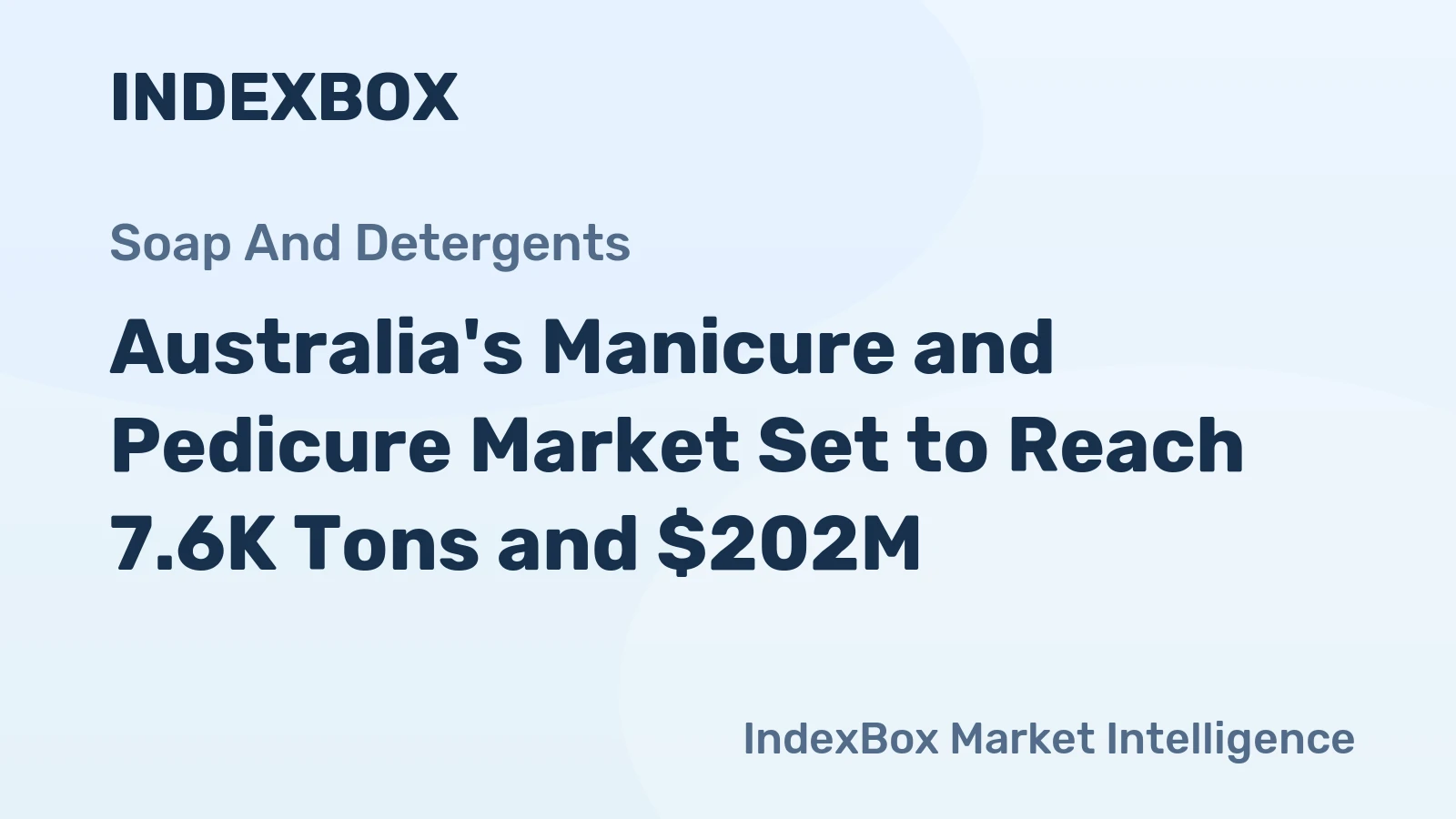 Australia's Manicure and Pedicure Market Set to Reach 7.6K Tons and $202M