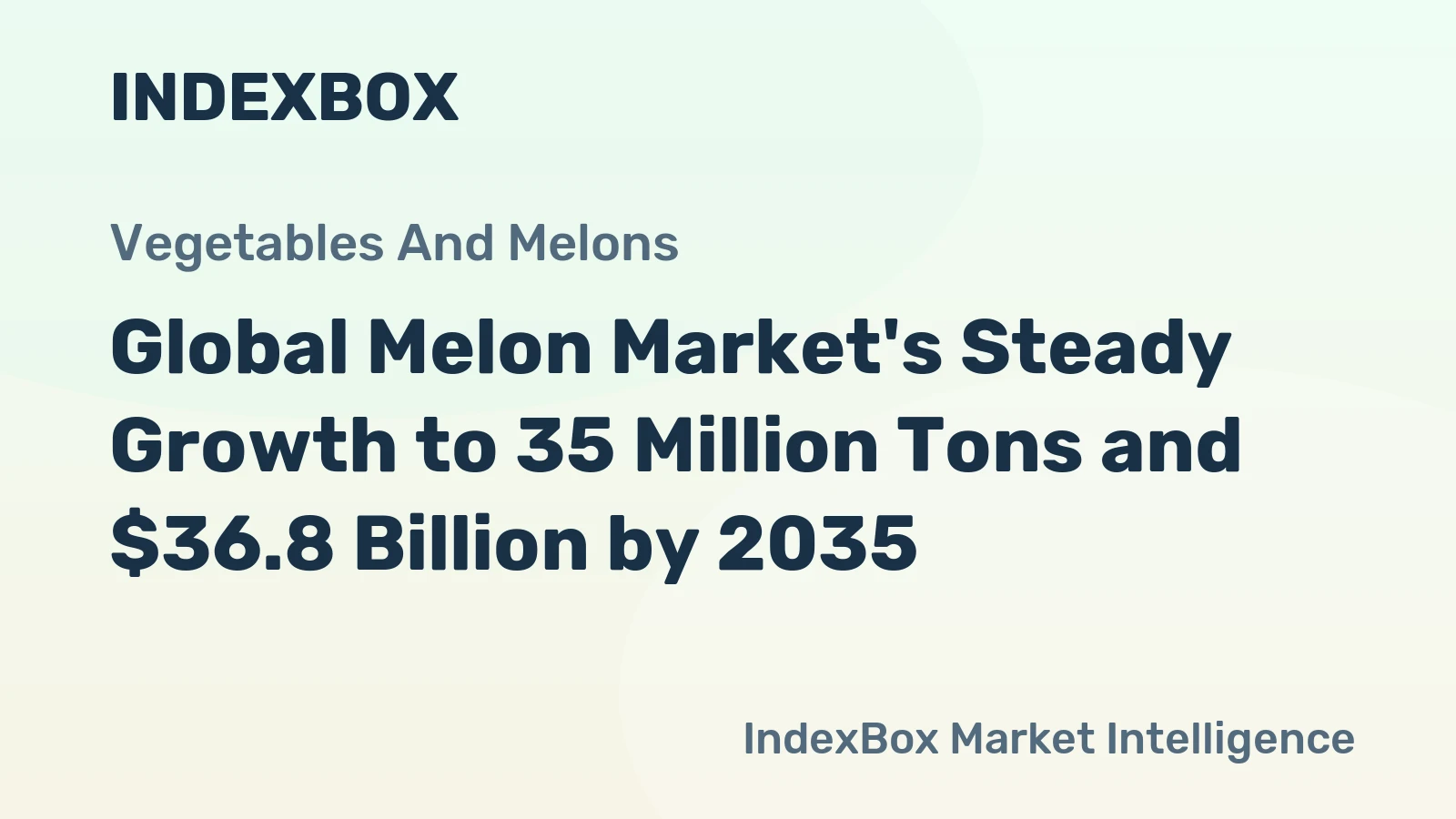 Global Melon Market's Steady Growth to 35 Million Tons and $36.8 Billion by 2035