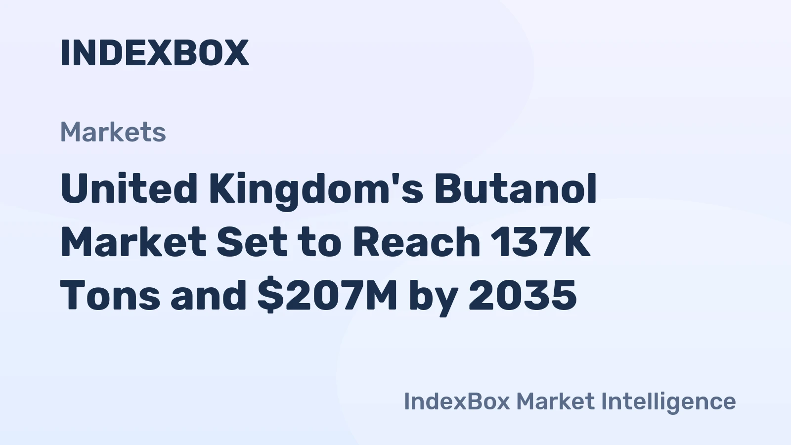 United Kingdom's Butanol Market Set to Reach 137K Tons and $207M by 2035