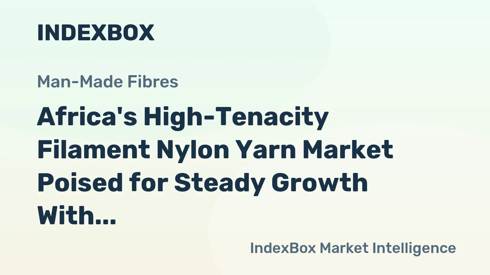Africa's High-Tenacity Filament Nylon Yarn Market Poised for Steady Growth With a 2.8% CAGR in Value