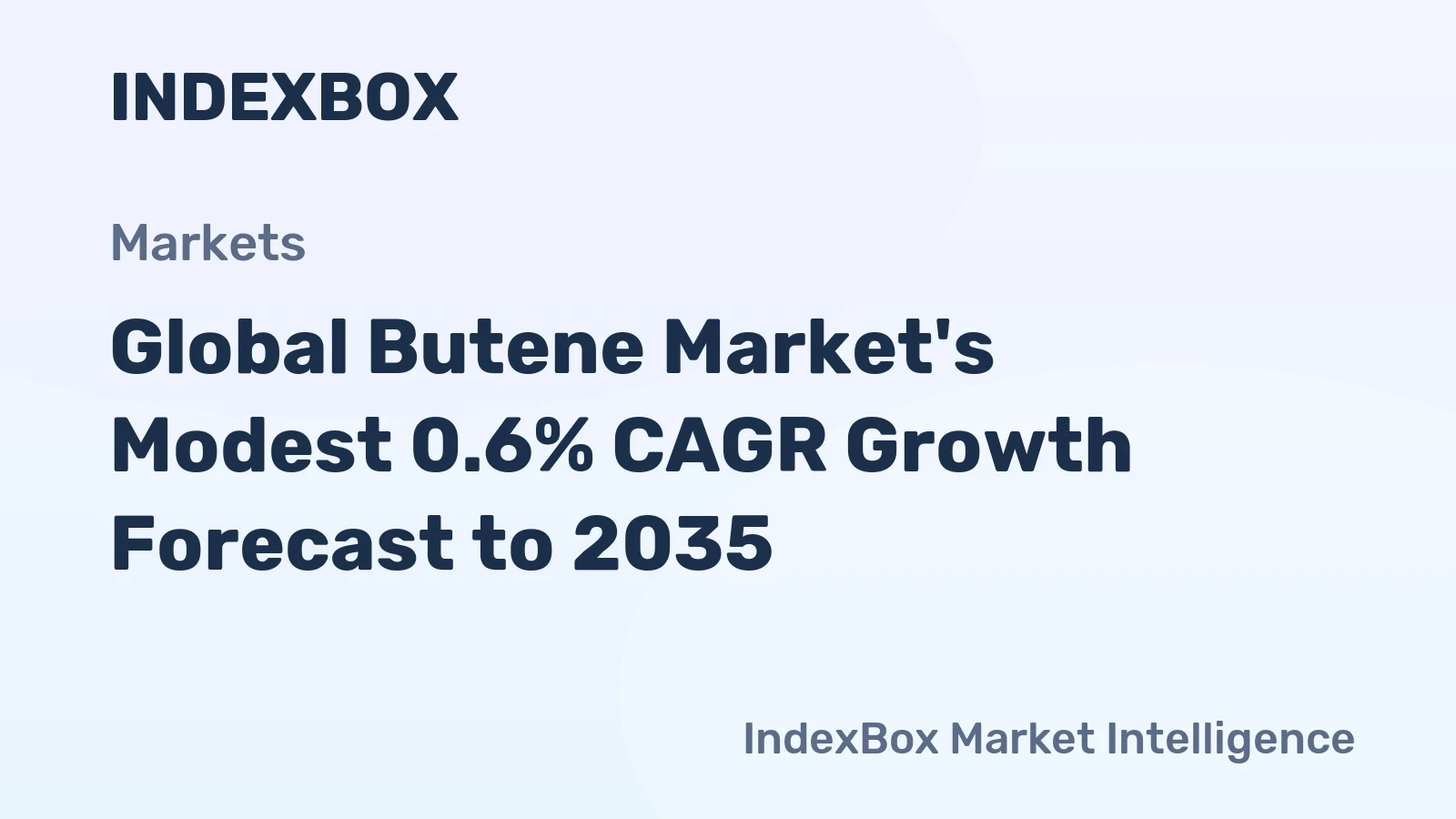 Global Butene Market's Modest 0.6% CAGR Growth Forecast to 2035