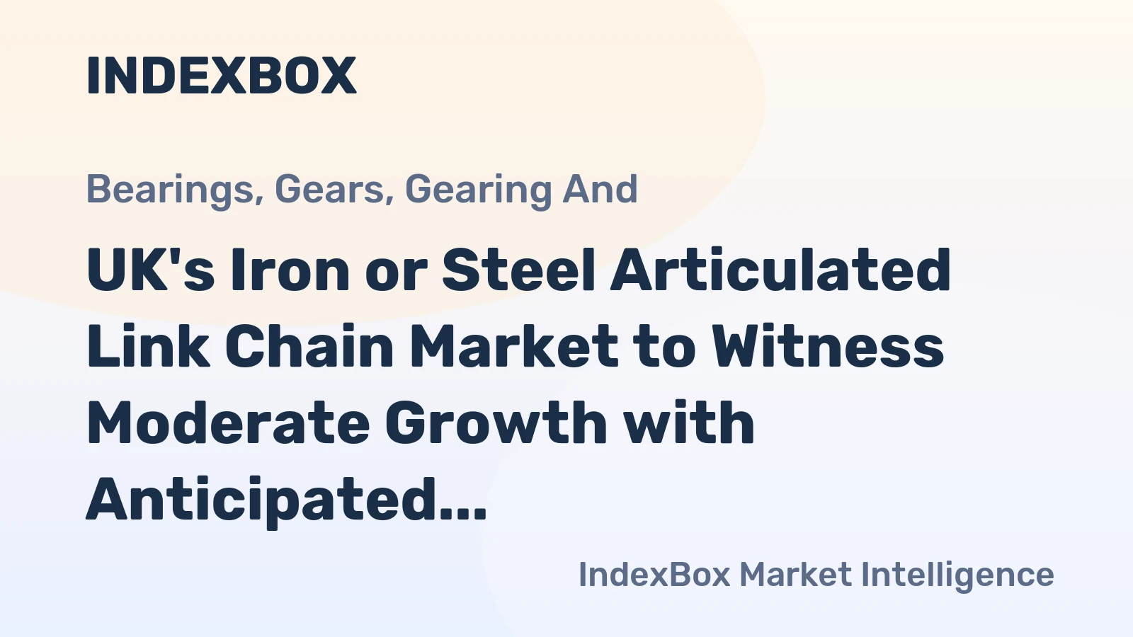 UK's Iron or Steel Articulated Link Chain Market to Witness Moderate Growth with Anticipated CAGR of +2.0% from 2024 to 2035