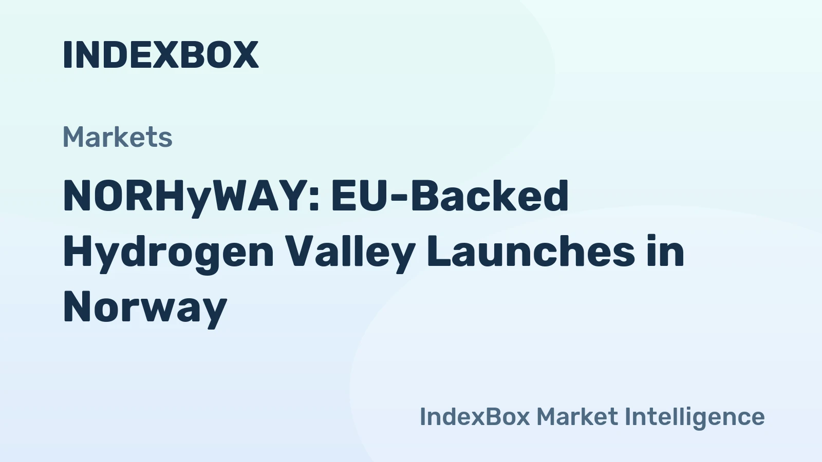 NORHyWAY: EU-Backed Hydrogen Valley Launches in Norway