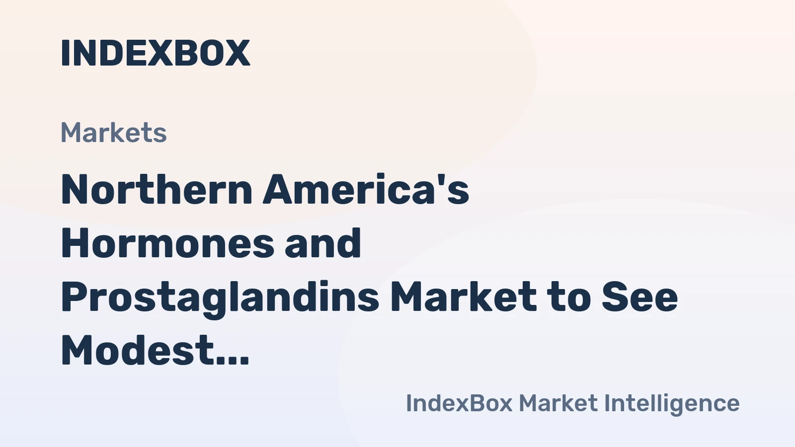 Northern America's Hormones and Prostaglandins Market to See Modest Growth With a +1.5% CAGR