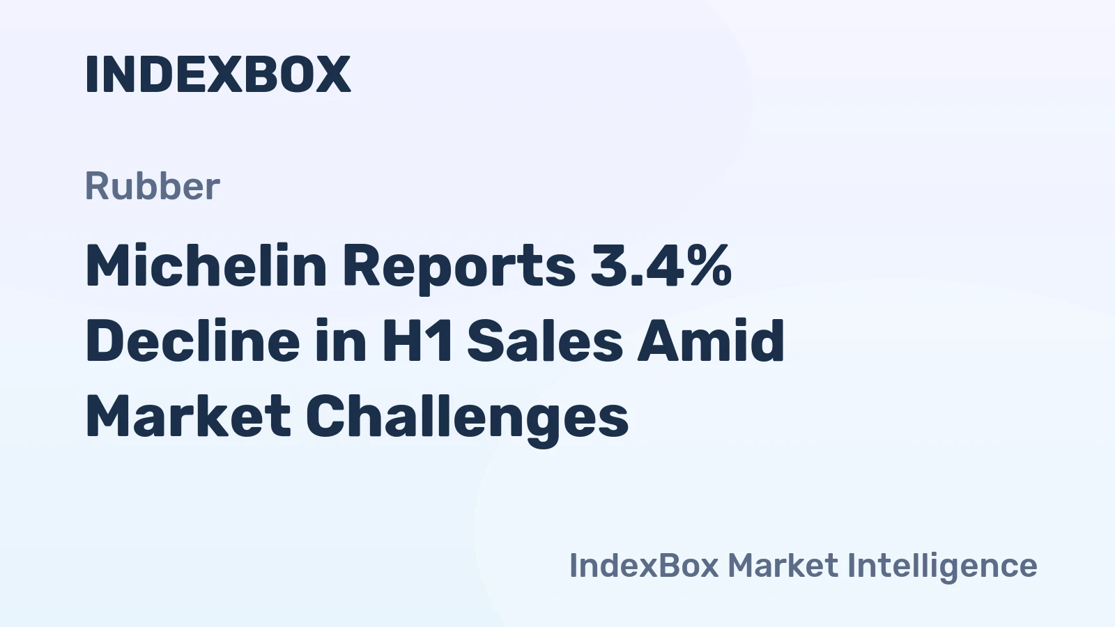 Michelin Reports 3.4% Decline in H1 Sales Amid Market Challenges