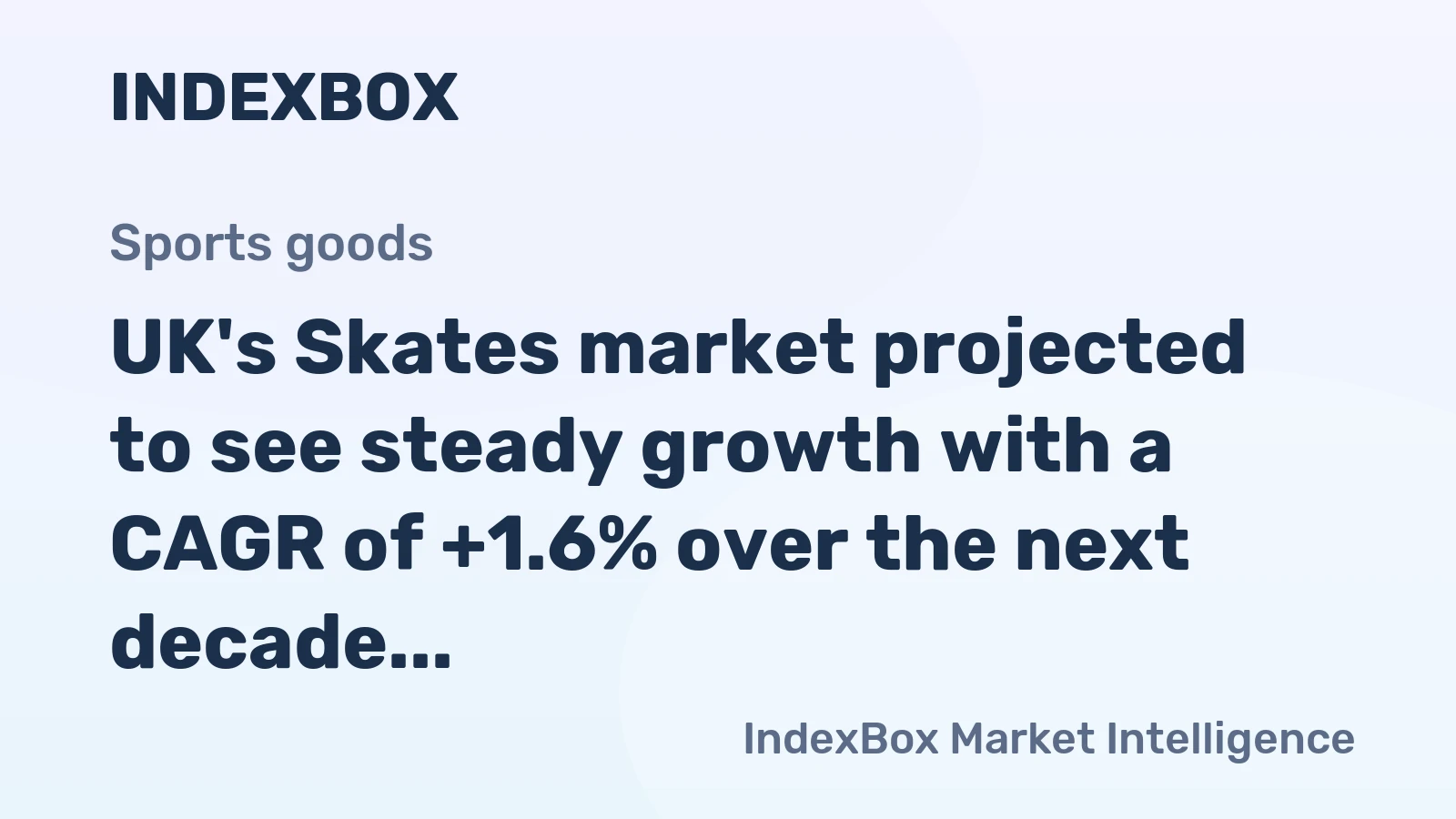 UK's Skates market projected to see steady growth with a CAGR of +1.6% over the next decade