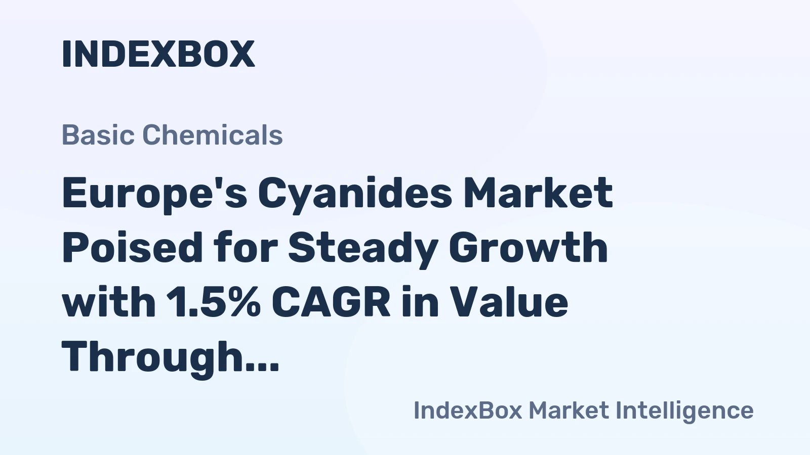 Europe's Cyanides Market Poised for Steady Growth with 1.5% CAGR in Value Through 2035