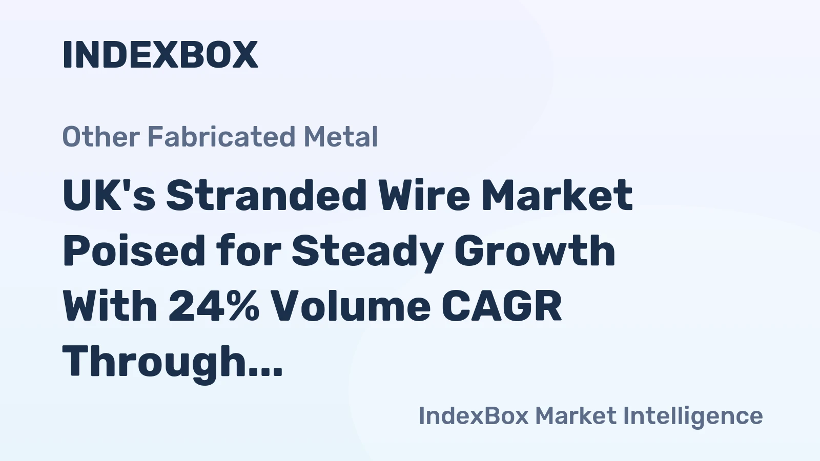 UK's Stranded Wire Market Poised for Steady Growth With 24% Volume CAGR Through 2035
