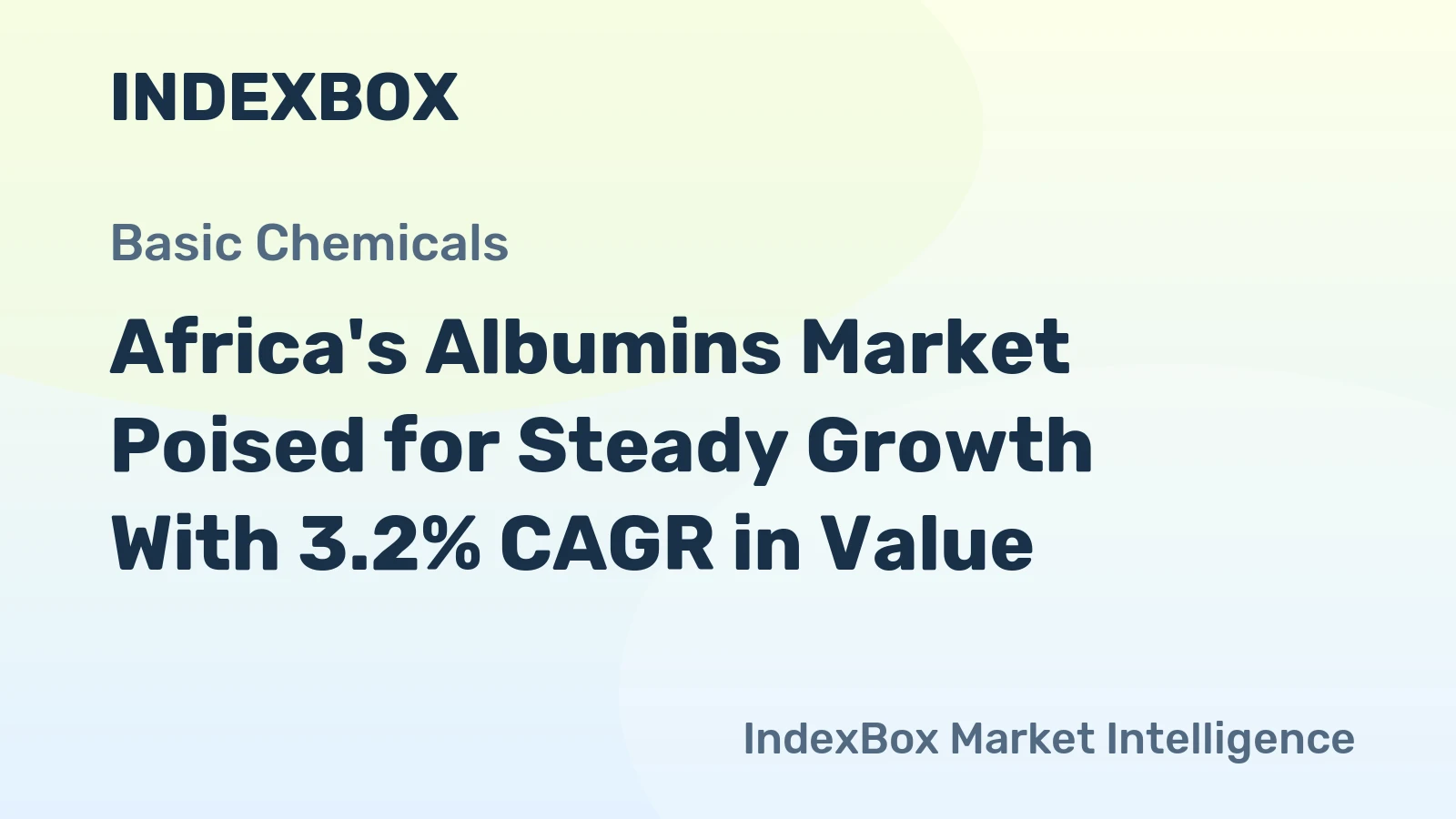 Africa's Albumins Market Poised for Steady Growth With 3.2% CAGR in Value