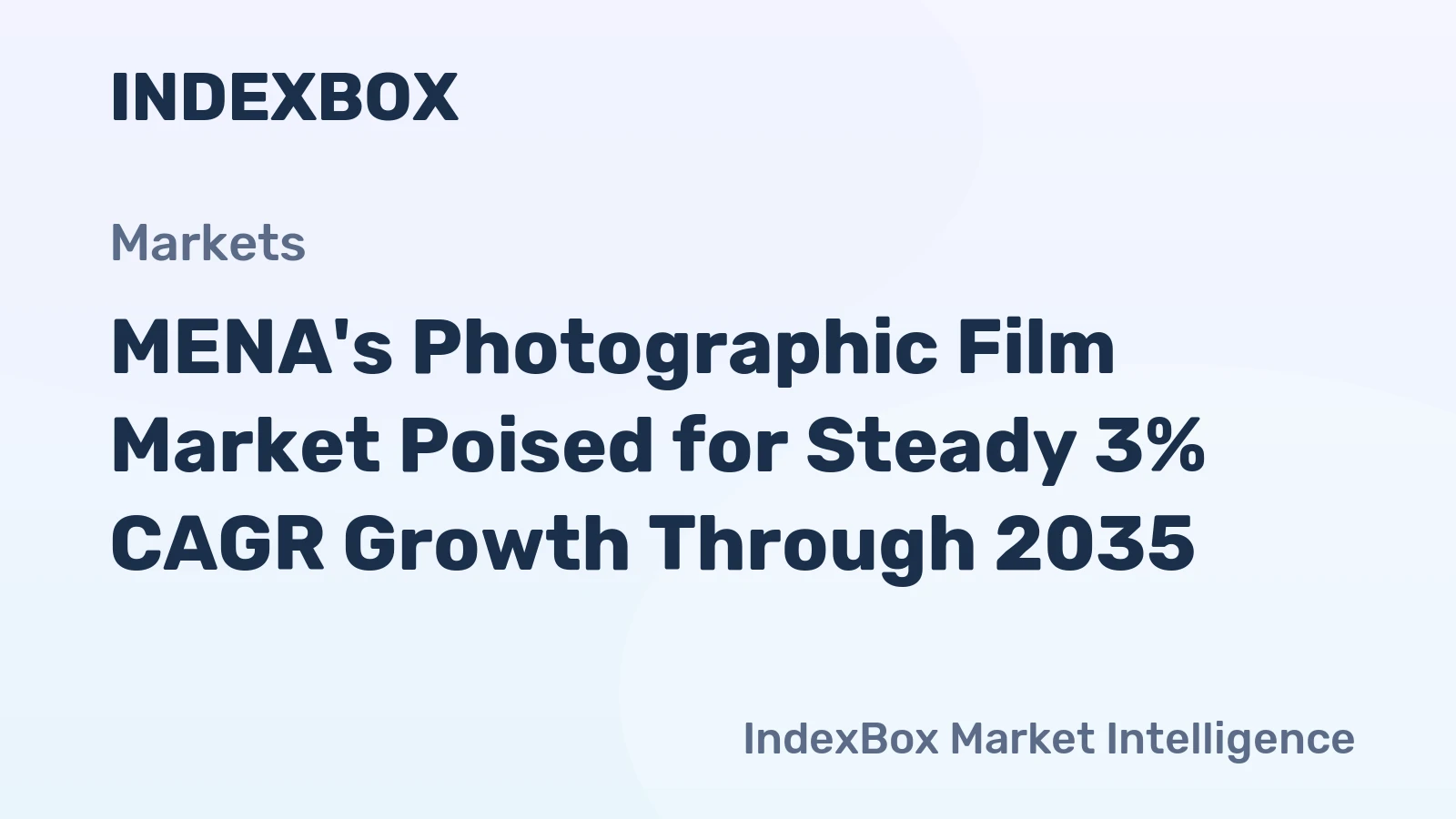 MENA's Photographic Film Market Poised for Steady 3% CAGR Growth Through 2035