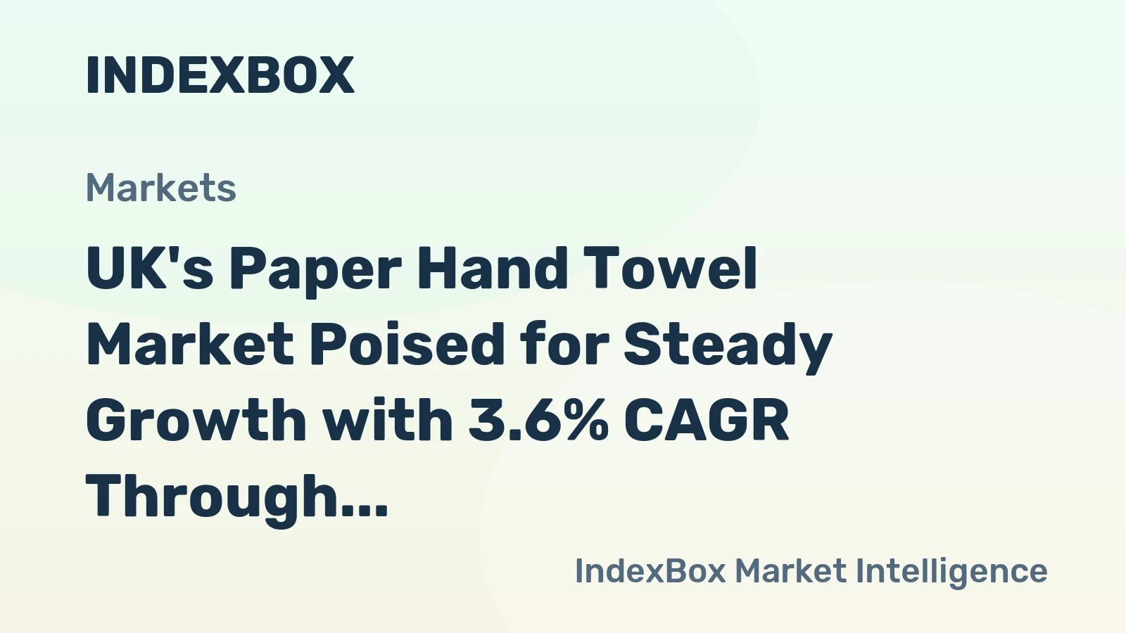 UK's Paper Hand Towel Market Poised for Steady Growth with 3.6% CAGR Through 2035