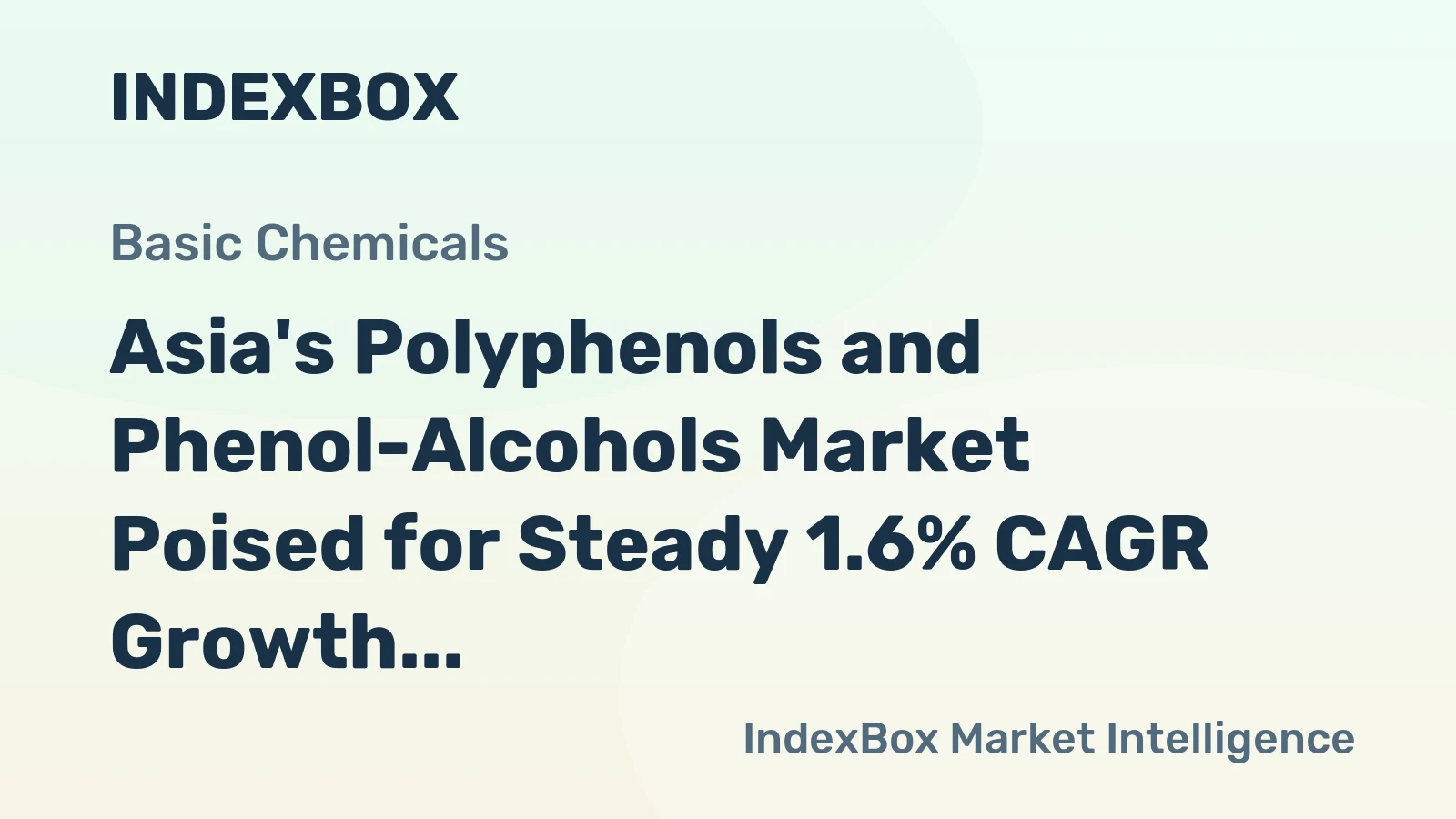 Asia's Polyphenols and Phenol-Alcohols Market Poised for Steady 1.6% CAGR Growth Through 2035