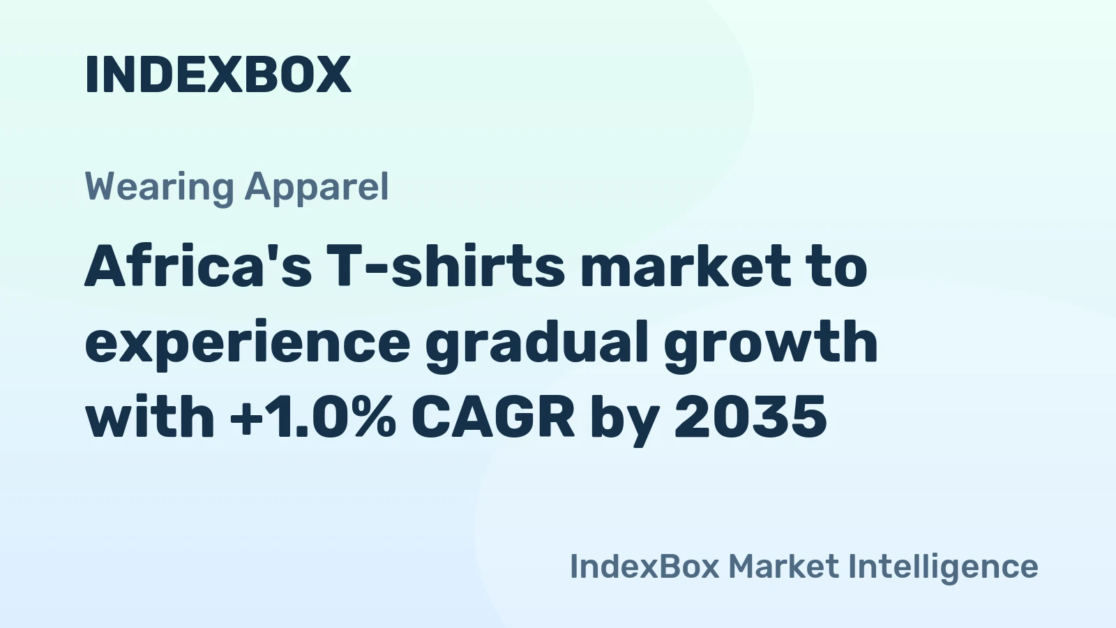 Africa's T-shirts market to experience gradual growth with +1.0% CAGR by 2035