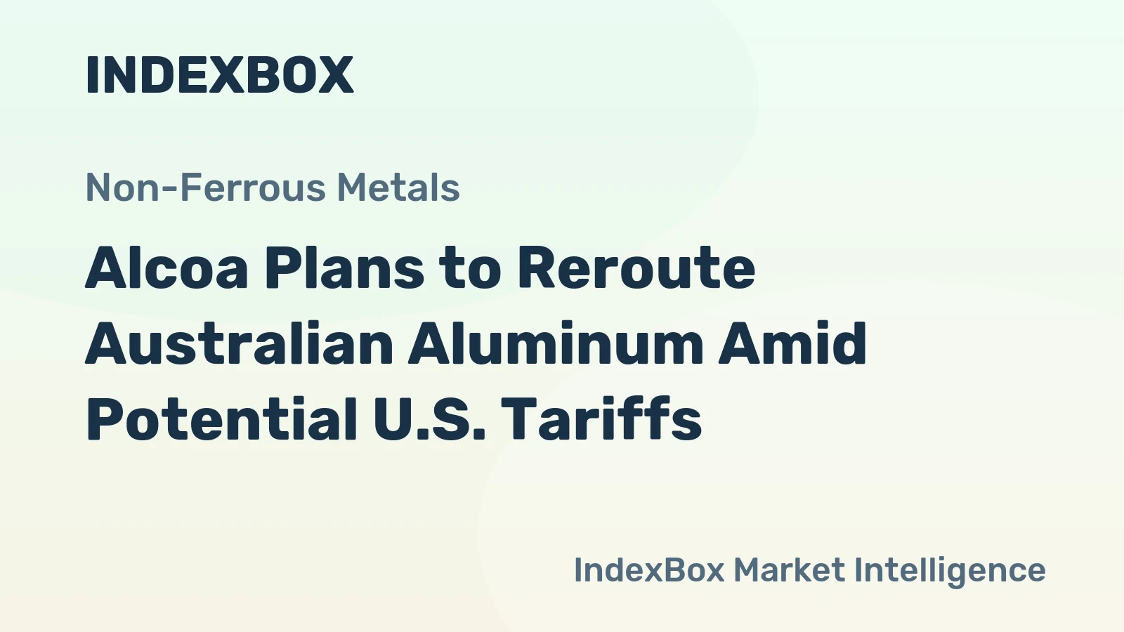 Alcoa Plans to Reroute Australian Aluminum Amid Potential U.S. Tariffs