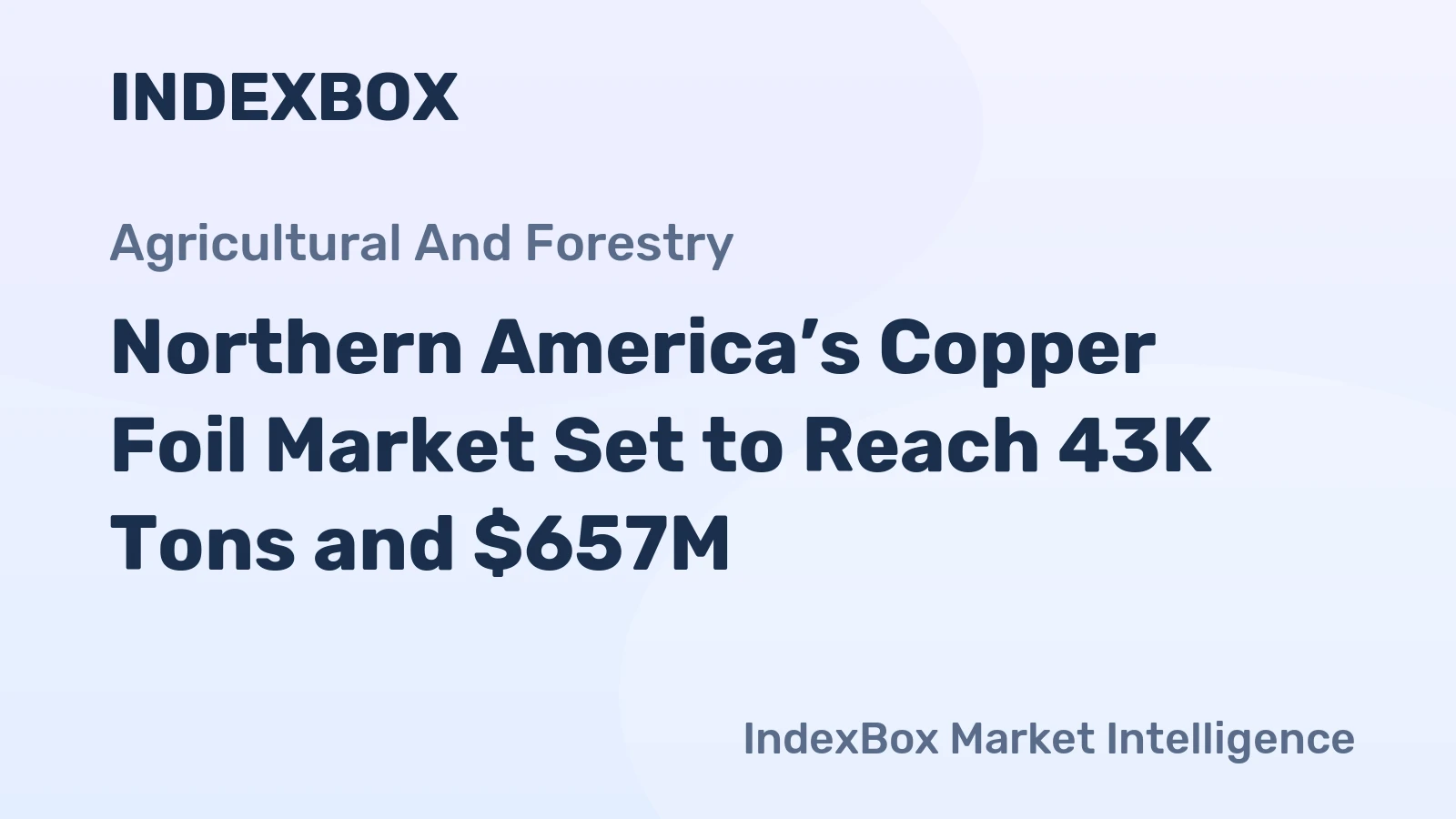 Northern America’s Copper Foil Market Set to Reach 43K Tons and $657M