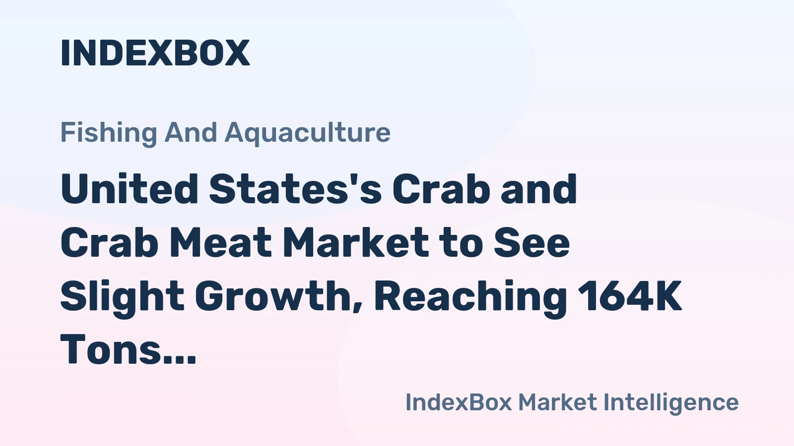 United States's Crab and Crab Meat Market to See Slight Growth, Reaching 164K Tons and $2B by 2035