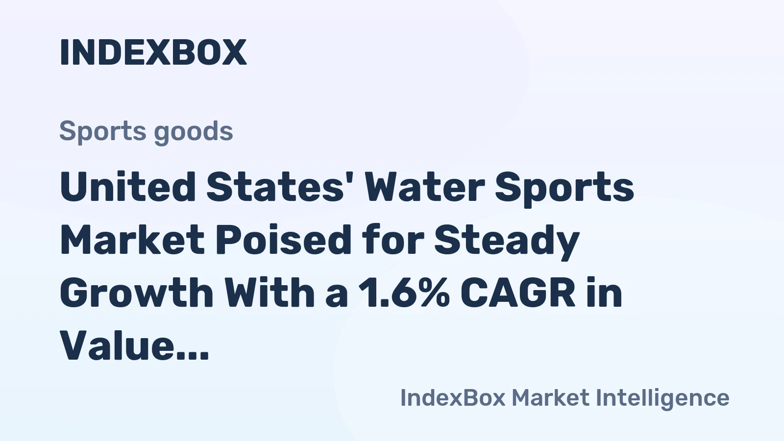 United States' Water Sports Market Poised for Steady Growth With a 1.6% CAGR in Value Through 2035