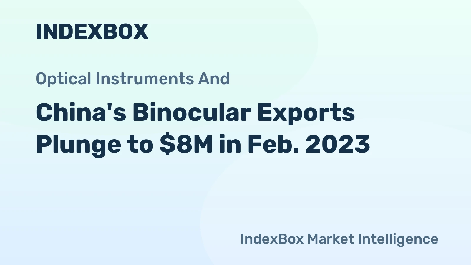 China's Binocular Exports Plunge to $8M in Feb. 2023
