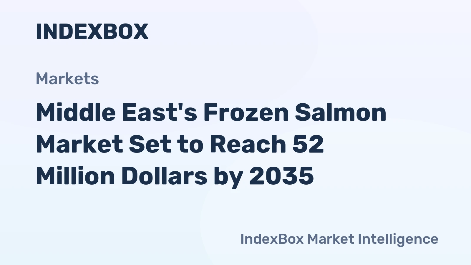 Middle East's Frozen Salmon Market Set to Reach 52 Million Dollars by 2035