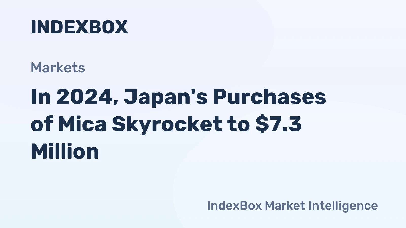 In 2024, Japan's Purchases of Mica Skyrocket to $7.3 Million