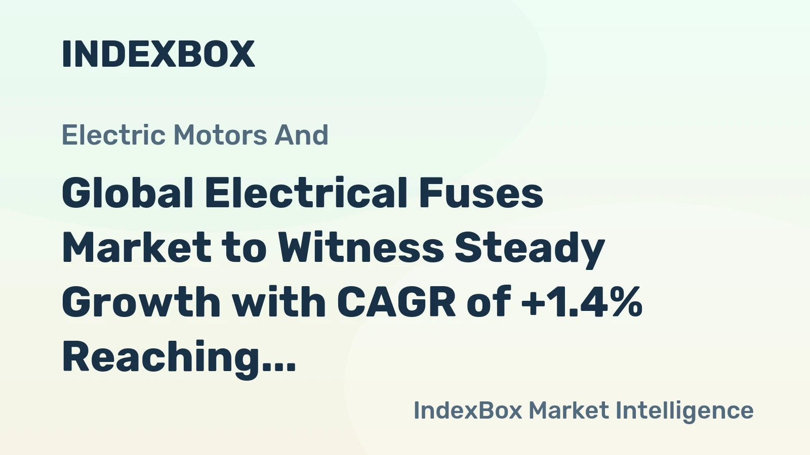 Global Electrical Fuses Market to Witness Steady Growth with CAGR of +1.4% Reaching $32.1B by 2035
